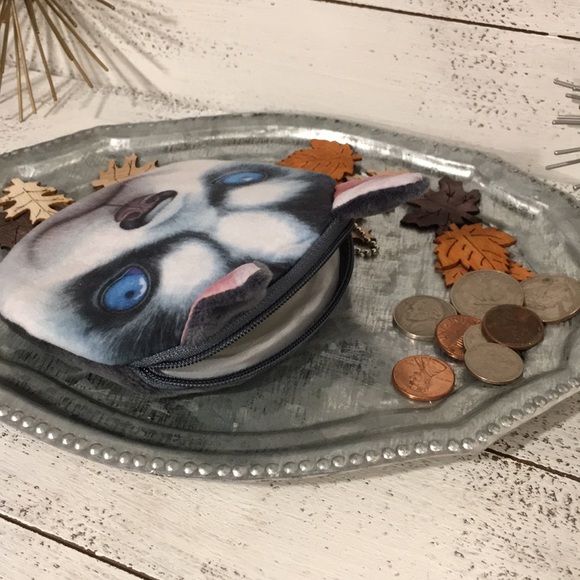 Bags | Husky Puppy Dog Coin Purse | Poshmark